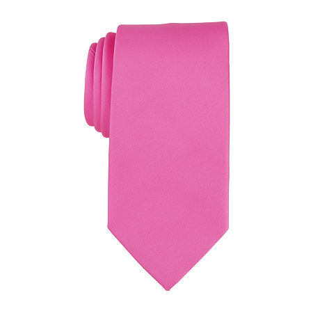 Click here for Stafford Satin Solid Tie  One Size  Pink prices