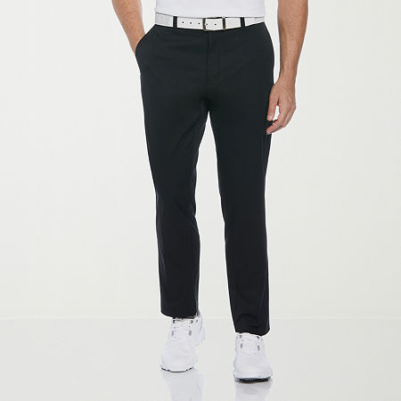 Pga Tour Mens Moisture Wicking Active-Waistband Golf Pants - CAVIAR