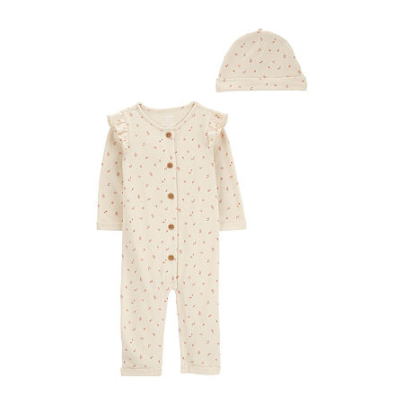 Click here for Baby Girl (NB-12M) Carters(R) 2pc. Floral Jumpsuit... prices