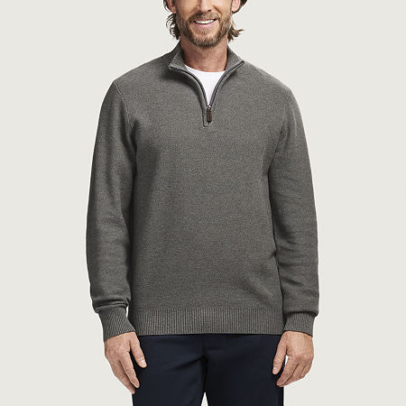 Click here for IZOD Honeycomb Mens Long Sleeve Quarter-Zip Pullov... prices