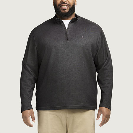 Click here for IZOD Feeder Stripe Mens Long Sleeve Big and Tall Q... prices
