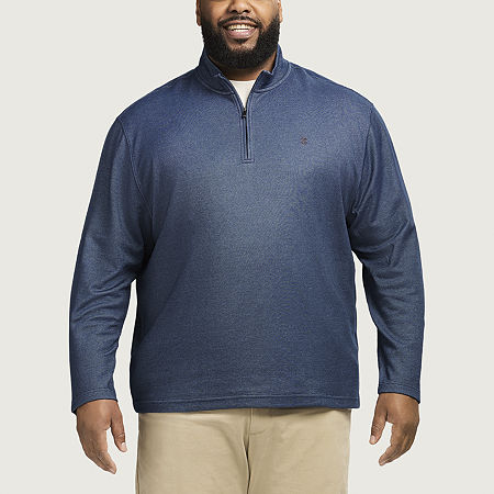 Click here for IZOD Feeder Stripe Mens Long Sleeve Big and Tall Q... prices