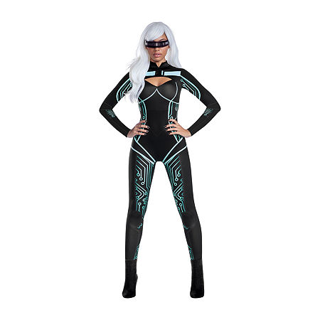 Click here for Womens Futuristic Cyber Costume  Medium  Black prices