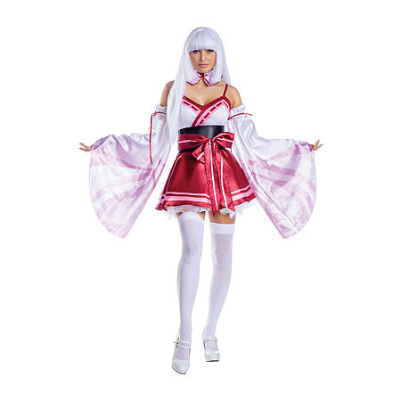 Click here for Womens Sakura Shrine Costume  X-large  Red prices