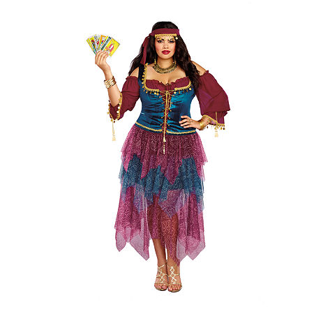 Click here for Womens Gypsy Costume  1x  Red prices