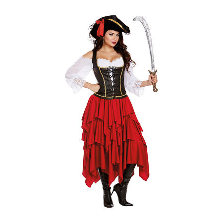Click here for Womens Ships Ahoy Costume  Large  Red prices