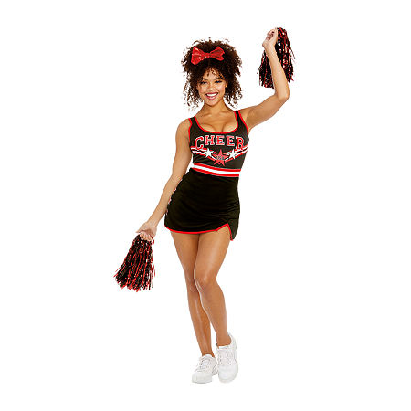 Click here for Womens Cheer Costume  Large  Black prices