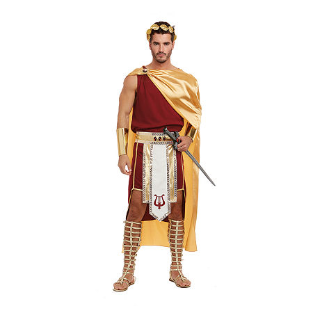 Click here for Mens Apollo Greek Costume  Medium  Red prices