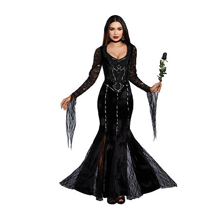 Click here for Womens Morticia Costume  X-large  Black prices