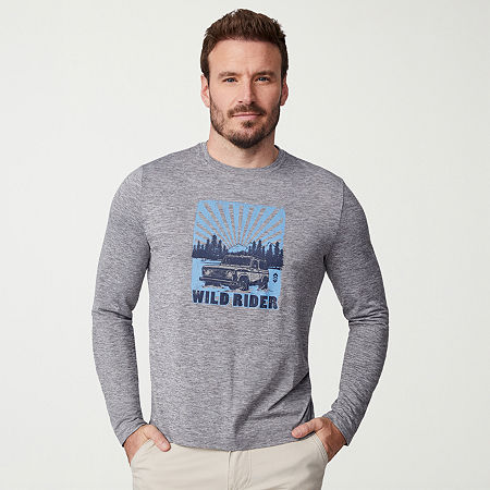 Click here for Free Country Mens Crew Neck Long Sleeve Classic Fi... prices