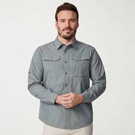 Click here for Free Country Mens Long Sleeve Regular Fit Stretch... prices