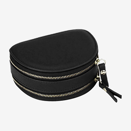 Click here for Mele And Co Duo Mini Black Jewelry Travel Case  On... prices