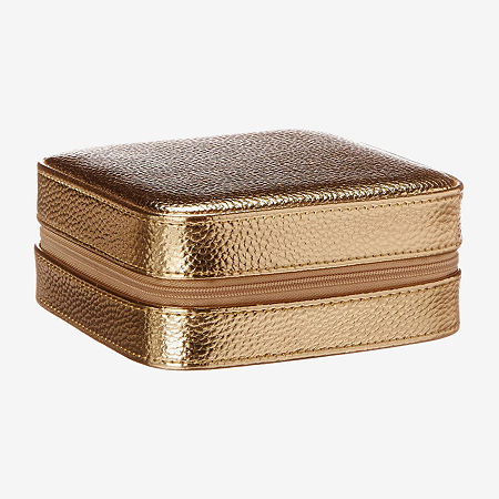 Click here for Mele And Co Luna Mirrored Jewelry Travel Case  One... prices
