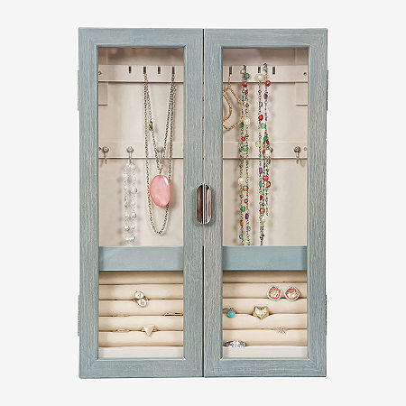 Click here for Mele & Co Leia Hanging Jewelry Cabinet in Finish -... prices