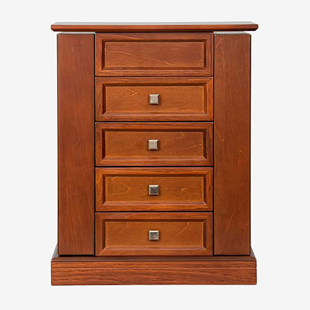 Mele & Co Thea Wooden Jewelry Box in Finish - Walnut