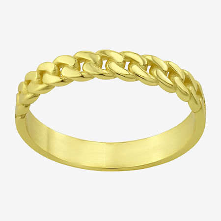 Click here for Womens 20MM 14K Gold Over Silver Band  7  Nocolor prices