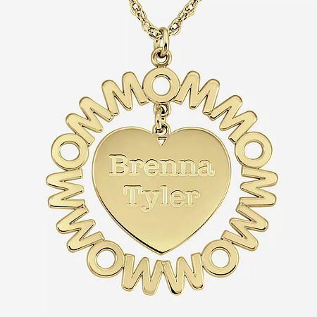 Click here for Personalized Mom with Child Names Heart 27mm Penda... prices