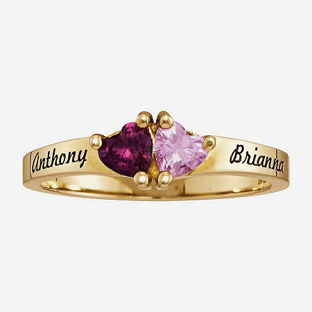 Click here for Personalized Simulated Birthstones Sweetheart Coup... prices