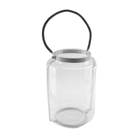 Click here for 18 Hurricane Pillar Glass Candle Lantern with Whit... prices