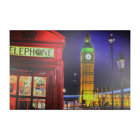 Click here for LED Lighted Famous Big Ben and Red Telephone Box L... prices