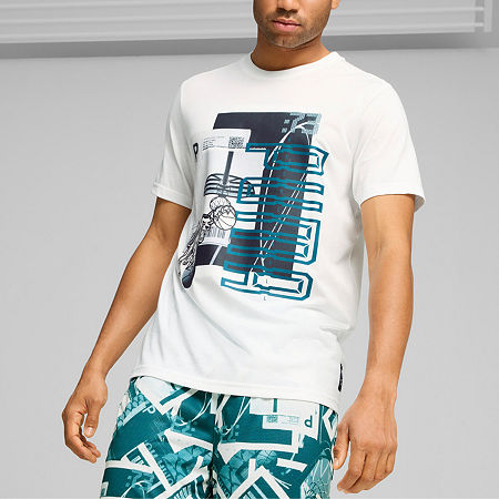 Click here for PUMA Mens Crew Neck Short Sleeve Regular Fit Graph... prices