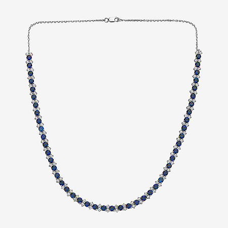 Click here for Effy Womens Blue Sapphire Sterling Silver 16 Inch... prices