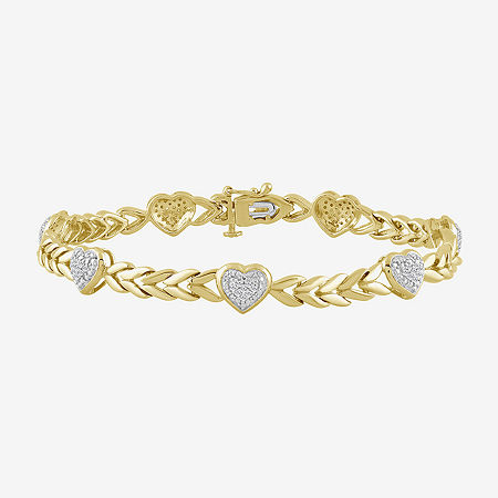 Click here for Womens 1/5 CT. Natural White Diamond 10K Gold Over... prices