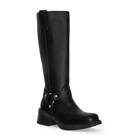 Click here for RM Rebecca Minkoff Womens Sona Stacked Heel Motorc... prices