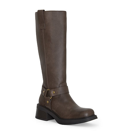 Click here for RM Rebecca Minkoff Womens Sona Stacked Heel Motorc... prices
