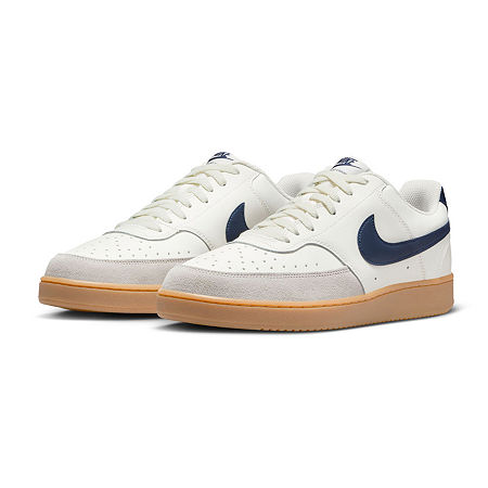 Click here for Nike Mens Court Vision Low Casual Sneakers from Fi... prices