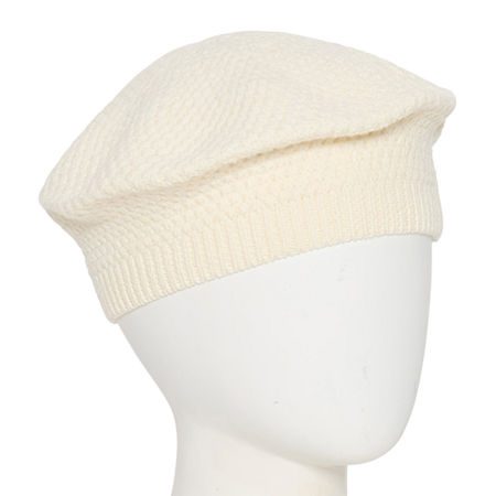 Click here for Liz Claiborne Knit Womens Beret  One Size  Beige prices