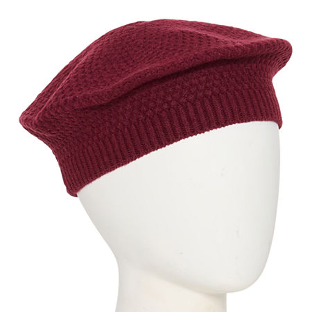 Click here for Liz Claiborne Knit Womens Beret  One Size  Red prices