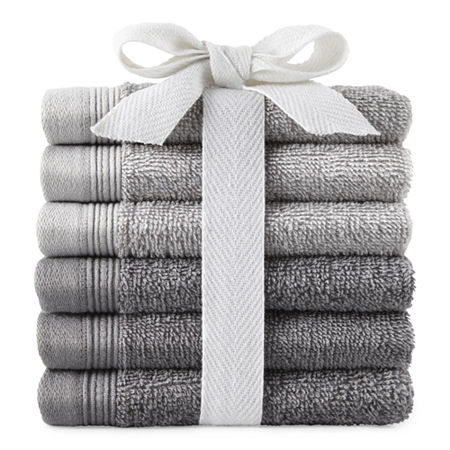 Click here for Home Expressions 6pc Washcloth Set  One Size  Gray prices