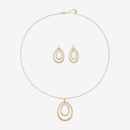 Click here for Liz Claiborne Pendant Necklace And Drop Earring Wo... prices