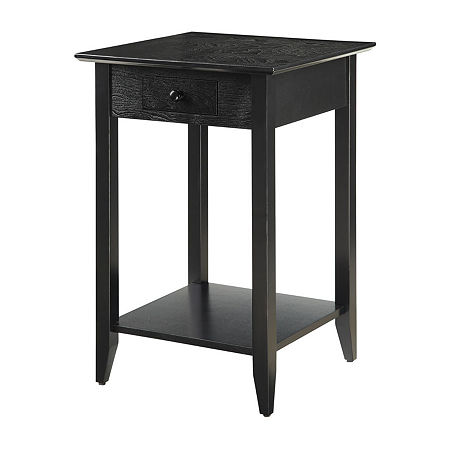 Click here for American Heritage 1-Drawer End Table  One Size  Bl... prices