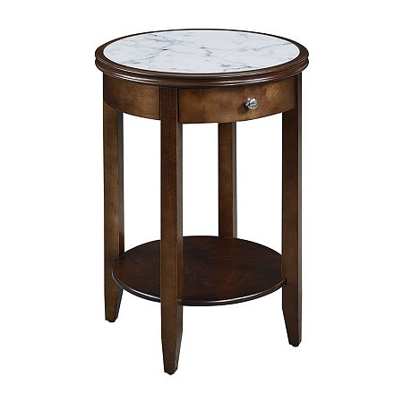 Click here for American Heritage 1-Drawer End Table  One Size  Br... prices