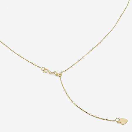 Click here for Womens 10K Gold 22 Inch Box Chain Necklace  One Si... prices