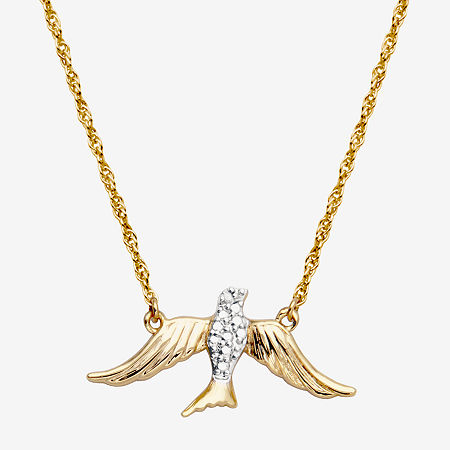 Click here for Sparkle Allure Bird Womens White Diamond Accent Pu... prices