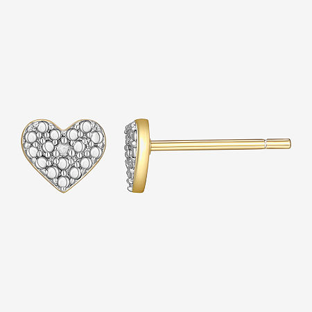Click here for Sparkle Allure White Diamond Accent 5.1mm Heart St... prices