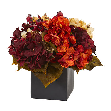 Click here for Nearly Natural 12 Faux Hydrangea Floral Arrangemen... prices