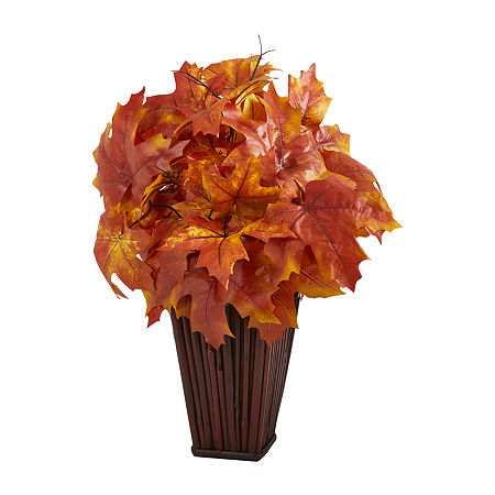 Click here for Nearly Natural 19 Autumn Maple Leaf Faux Artificia... prices