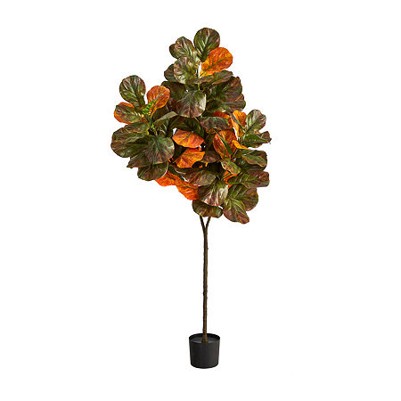 Click here for Nearly Natural 6ft Autumn Fiddle Leaf Artificial P... prices