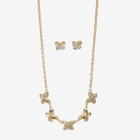 Click here for Liz Claiborne Collar Necklace And Stud Earring Wom... prices