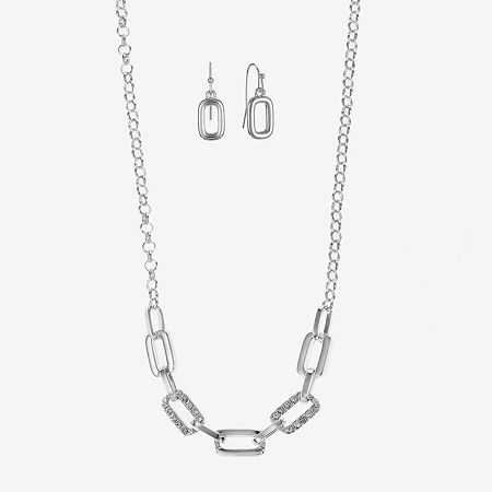 Click here for Liz Claiborne Link Necklace And Drop Earring Women... prices