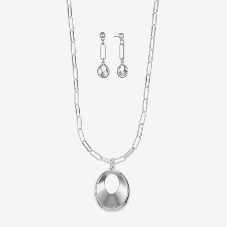 Click here for Liz Claiborne Pendant Necklace And Drop Earring Wo... prices