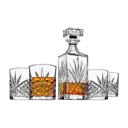 Click here for Whiskey and Rye 5-pc. Crystal Decanter Set  One Si... prices