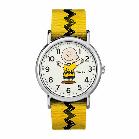 Click here for Timex Weekender Peanuts Peanuts Mens Yellow Strap... prices