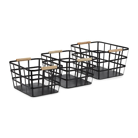 Click here for Enchante Metal Rectangular Decorative Storage Bin... prices
