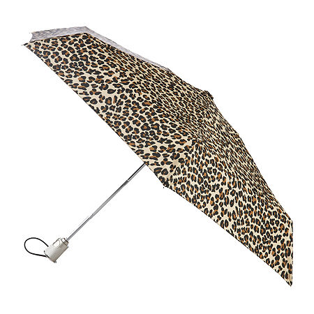 Totes 4-Section Auto Open/Close Technology Umbrella