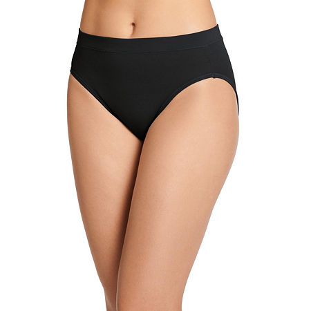 Click here for Jockey Cotton Stretch Hi-Cut Panty - 1555  9  Blac... prices